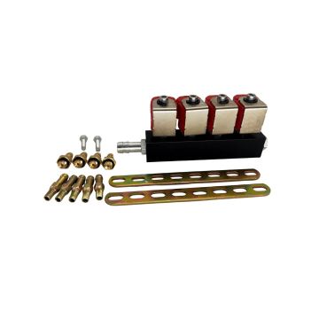 Quality 4 Cylinder LVTK04 LPG CNG Injector Rail For CNG / GPL Conversion Kits For All for sale