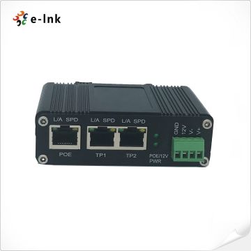 Quality Industrial Power Over Ethernet Splitter 2 Ports 12VDC Output WithSwitch Function for sale