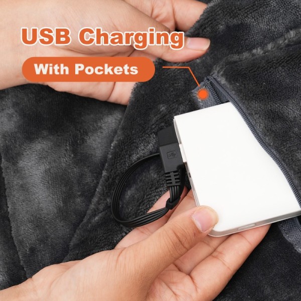 Quality Multifunctional Electric Blanket Wearable Temperature Control Blanket For Winter for sale