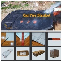 Quality Suntex Car Fire Blanket Fire Blanket Thermal Resistance of 550C/1000C for sale