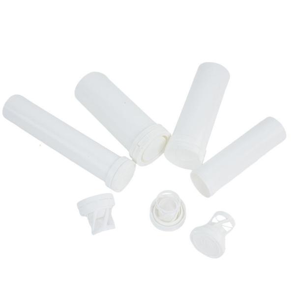 Quality Industrial Supplements PP Effervescent Tablets Tubes with Custom Logo and Cap for sale