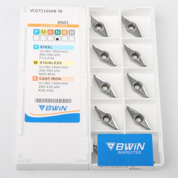 Quality Vcgt 160404 Carbide Cutter Turning Inserts Sharp Edge Vcgt 110302 110304 for sale