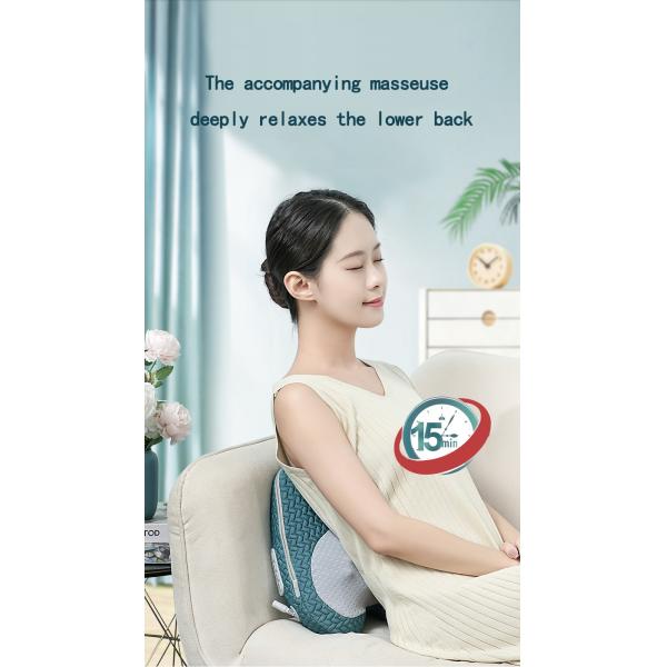 Quality 2000mAh Battery Capacity Neck and Body Shiatsu Massage Pillow with Heat Function for sale
