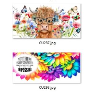 Quality Removable Adhesive Type 0.1mm Custom UV Transfer Stickers UV DTF Decals for sale