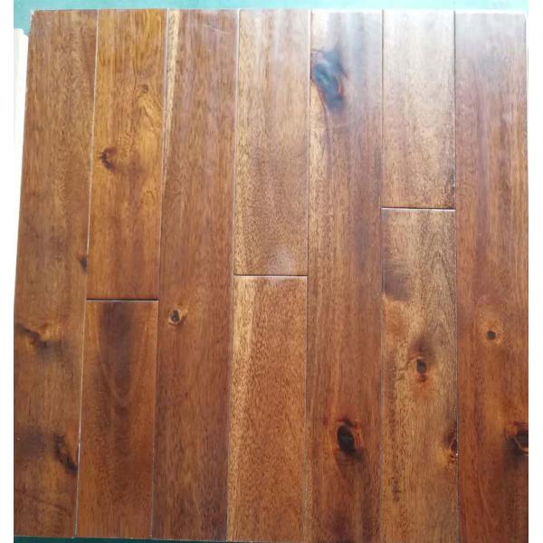Quality big (large) Leaf Acacia Solid Hardwood Flooring, Asian Walnut solid flooring for sale