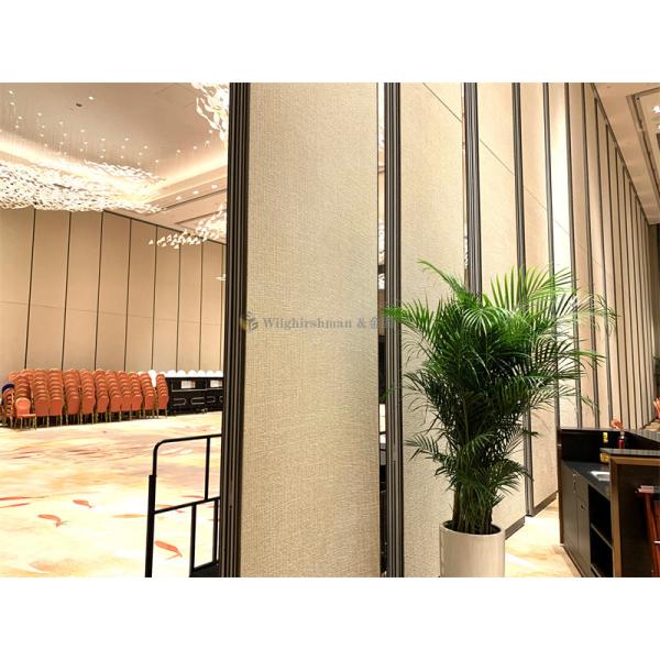 Quality Eco Friendly Sliding Partition Wall Acoustic 80mm Thickness Flexible for sale