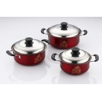 Quality Durable Kitchen Cookware Sets Ss410 # 0.5mm Thickness Strong And Immune To Rust for sale