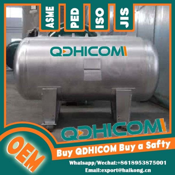 Quality Corrosion Resistant Compressor Air Receiver Tank Stainless Steel For Hygienic Use for sale