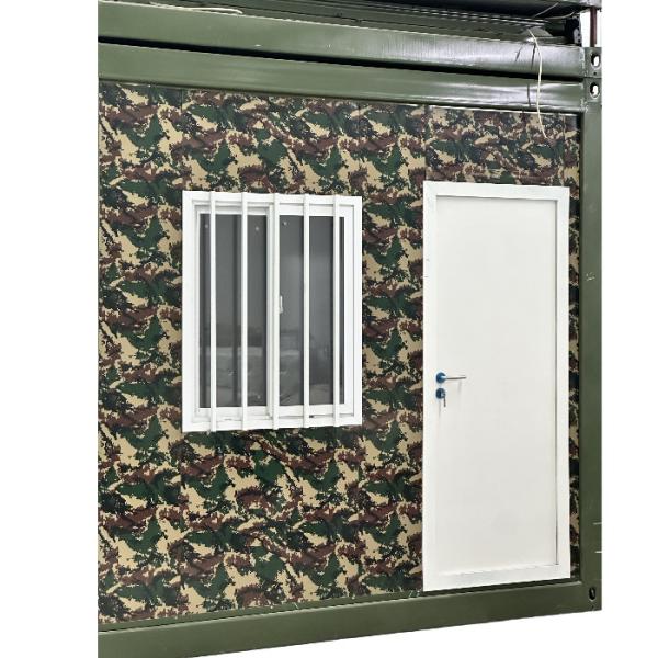 Quality Green Steel Container Barracks Foldable Environmental Protection Sustainability for sale