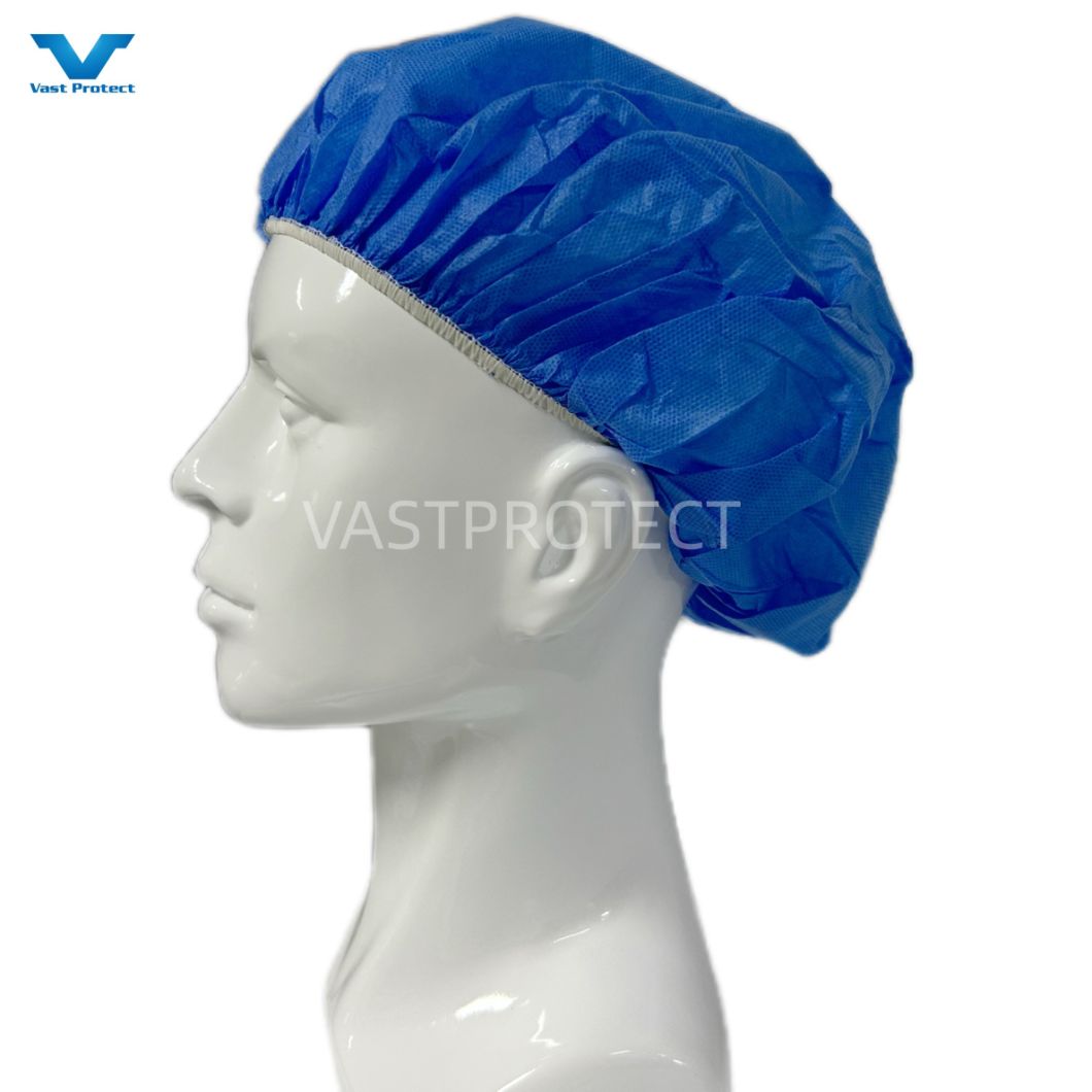 Manufacturer Nonwoven PP Disposable Cap Strip Cap Mob Cap Bouffant Cap