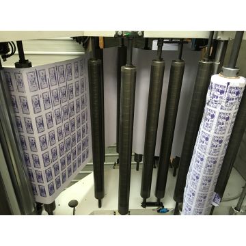 Quality 8 Color Plastic Flexo Printing Machine 6 Color Central Drum for sale