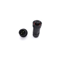 Quality Solder Type Waterproof Plug Connector 15A 3 Pin Pluggable Marine Use for sale
