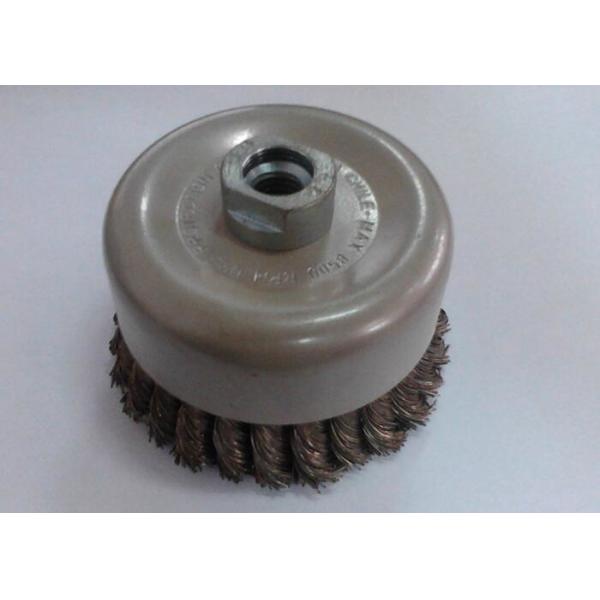 Quality Twisted Cup Brush / Grinder 4 Inch Wire Cup Brush 100mm Outer Diameter for sale