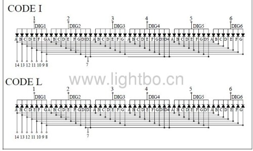 Common cathode high bright red 0.366 digit 7 segment led display