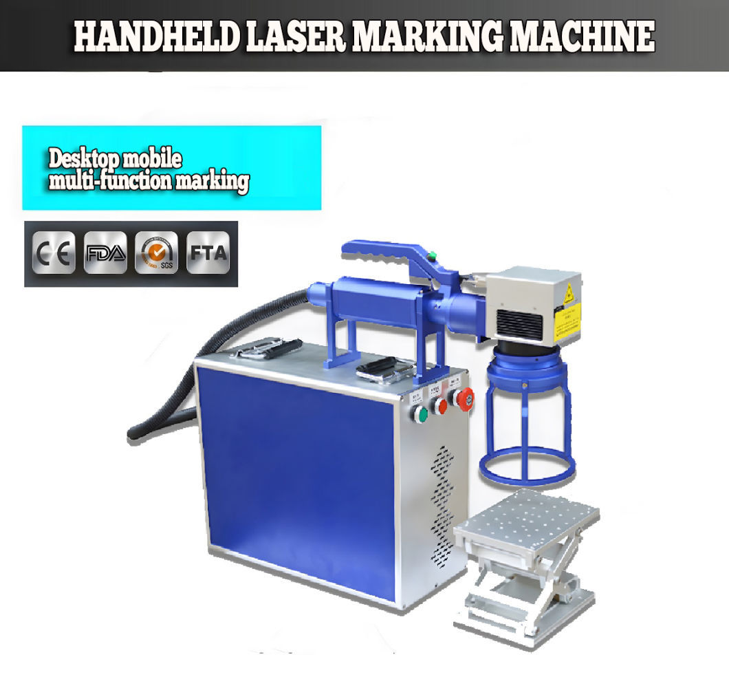 3m Marking Portable Fiber Laser Marking Machine with PC Backpack Fiber Laser