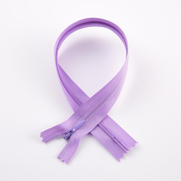 Quality Cycling Pocket 3mm Nylon Invisible Zippers Semi Auto Lock With Seamless Look for sale