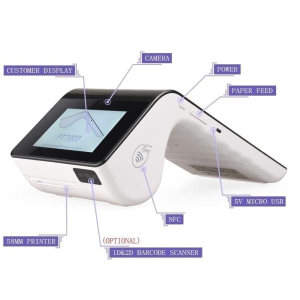Quality All In One Android Mobile Smartphone POS Handheld System For Iphone for sale