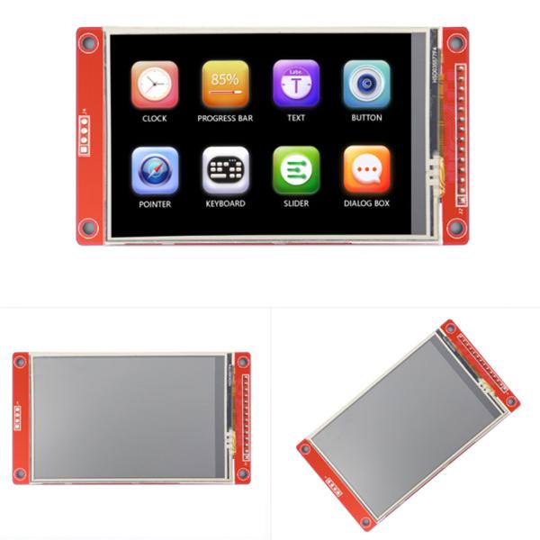 Quality 3.5 Inch Uart Tft Display 14pins SPI Interface 320x480 TTL Interface With Touch for sale