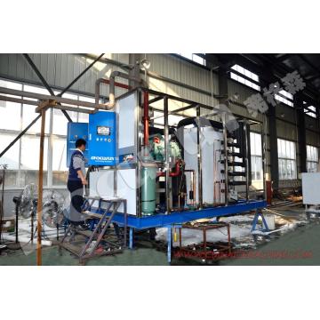 Quality Automatic Control System Flake Ice Compactor for 25T Ice Bar in Africa Fisheries for sale