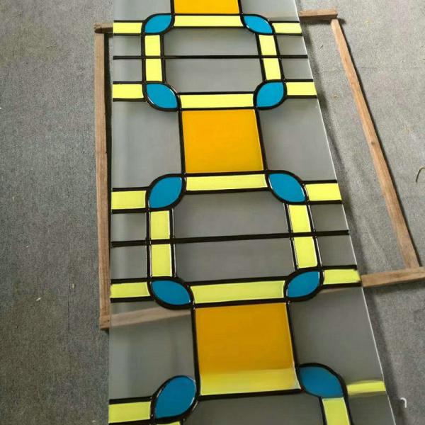 Quality Fired Enamelled Glass Panels Stunning Interior Window Glass Customized for sale