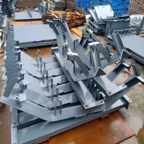 Quality Self-Aligning Conveyor Idler Bracket – Steel Support Frame for Belt Systems for sale