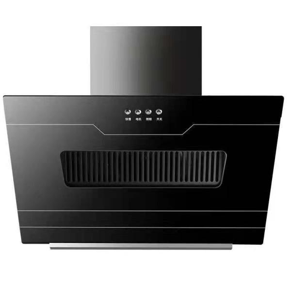 Quality Suction Island Range Hood with 200W Power and Ceiling Mounted Lampblack Machine for sale