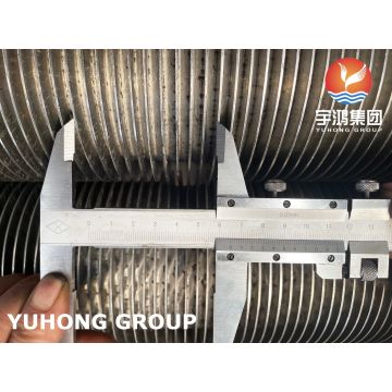 Quality HIGH FREQUENCY WELDED TP347H HFW SOLID FIN TUBE HEAT EXCHANGER PART for sale