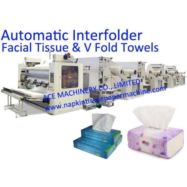 Quality Full Automatic Interfolder Facial Tissue Machine With Latest Technology for sale
