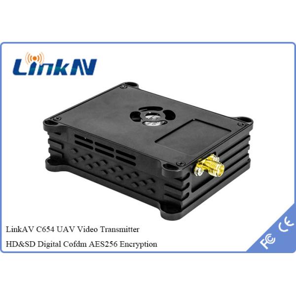 Quality Drone Data Link UAV HD/CVBS Video Transmitter AES256 for sale