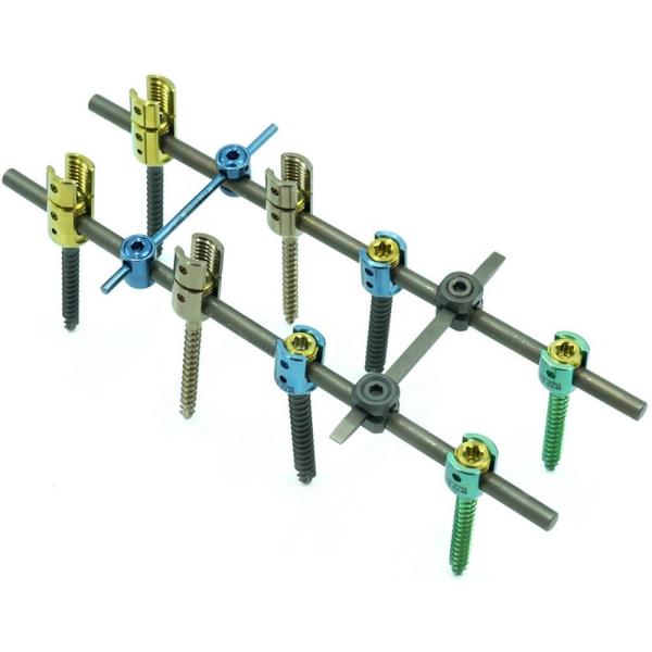 Quality CE Marked Spinal Pedicle Screw System Set Orthopedic Surgical Implants for sale