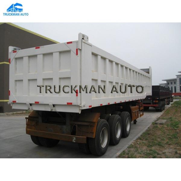 Quality High Capacity Dump Semi Trailer Extra Durability Designed For Mining Transport for sale