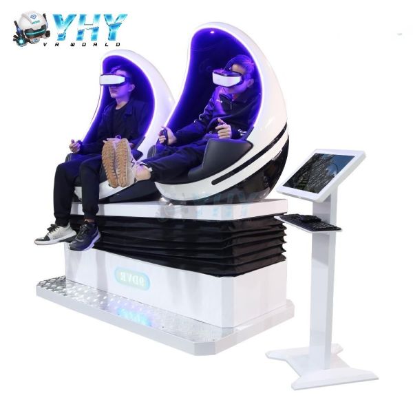Quality 9D Rides Virtual Reality Game Machine VR Egg Chair Double 2 Players Cinema for sale