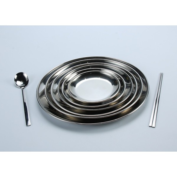 Quality SS304 Chafing Round Dinner Plates for sale
