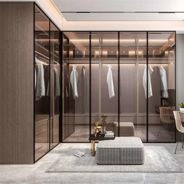 Quality Knocked Down Sliding Door Wardrobe Bedroom Furniture OEM ODM for sale