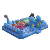 Quality Commercial kid inflatable playground made of lead free pvc tarpaulin from China for sale