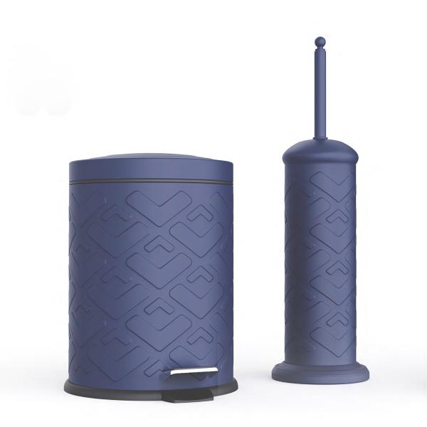 Quality Convenient Rolling Cover Foot Pedal Bin Stainless Steel Trash Can for Neat and for sale