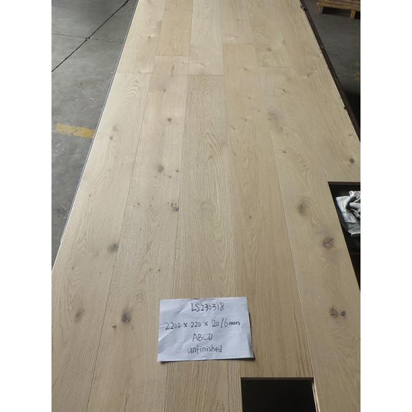 Quality ABCD Plus Grade Oak Engineered Timber Flooring, 220 x 20/6MM for sale