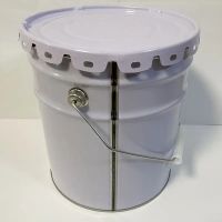 Quality Heavy Duty Corrosion Resistant Metal Paint Bucket And Lid With Metal Handle for sale