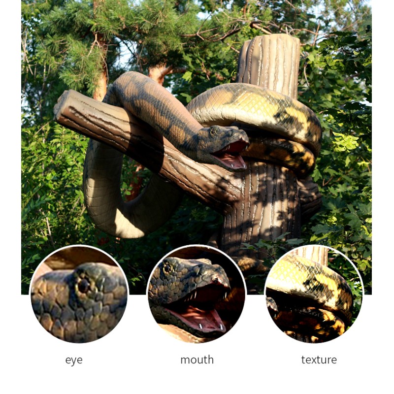 Realistic animatronic tiger model in majestic pose