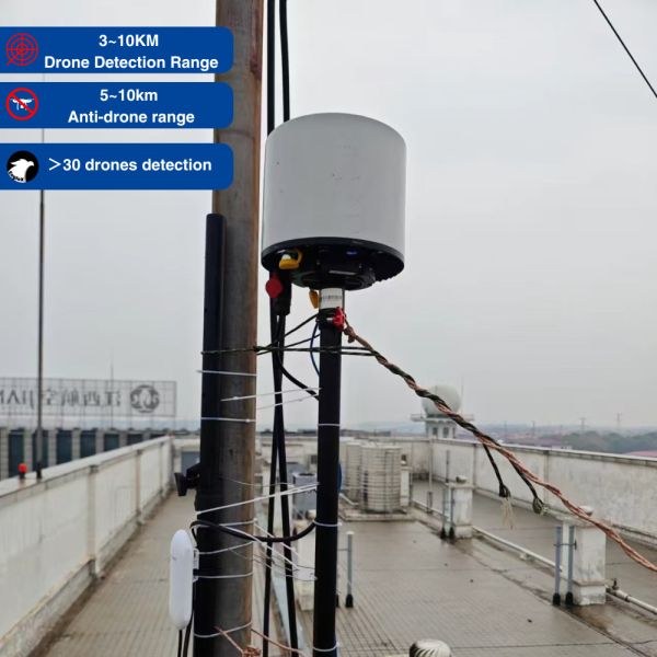 Quality IP66 TDOA Drone Detector Up to 5 km Detection Distance for Pilot Positioning and for sale