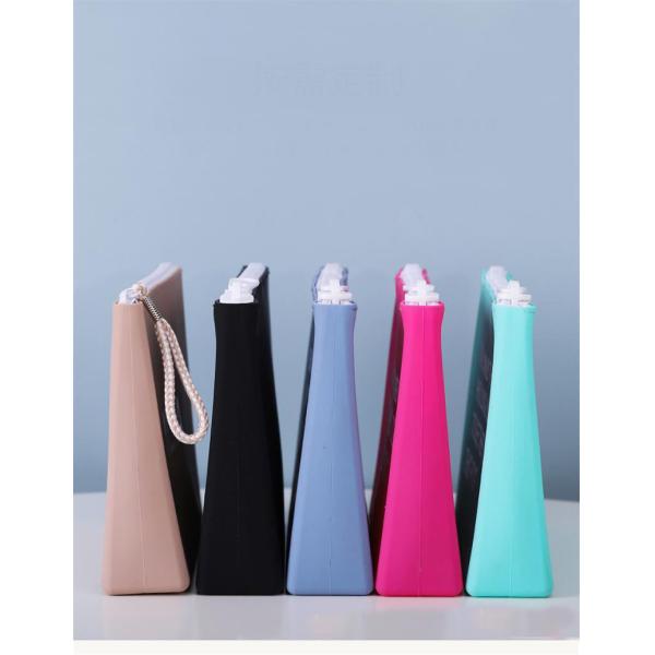 Quality Waterproof Customized Color Silicone Makeup Bag for Cosmetic Customized and for sale