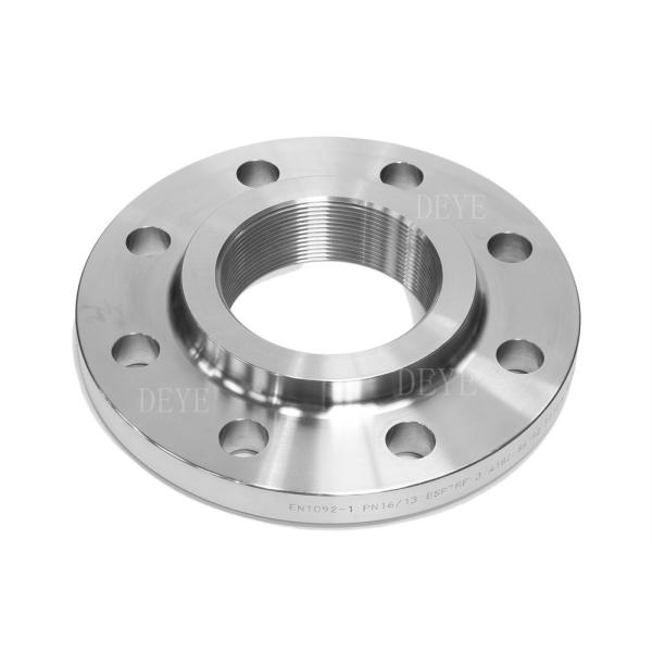 Quality En1092-1 BSPT Threaded Stainless Steel Pipe Flange 304L 316L for sale