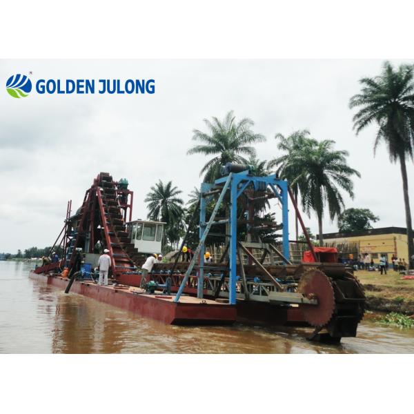 Quality Durable Performance Chain Ladder Dredger 60 Bucket Gold Mining Dredger For Hard for sale