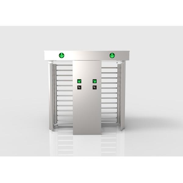 Quality 304 Stainless Steel Full Height Turnstile with Double Lane and Automatic Reset for sale