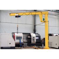 Quality 380 kg Capacity Movable Floor Mounted Column Mounted Slewing Jib Crane Featuring for sale