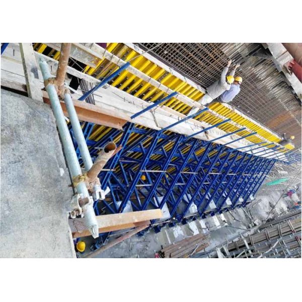 Quality Heavy Duty Single Sided Wall Formwork Adjustable Pouring Height For Metro for sale