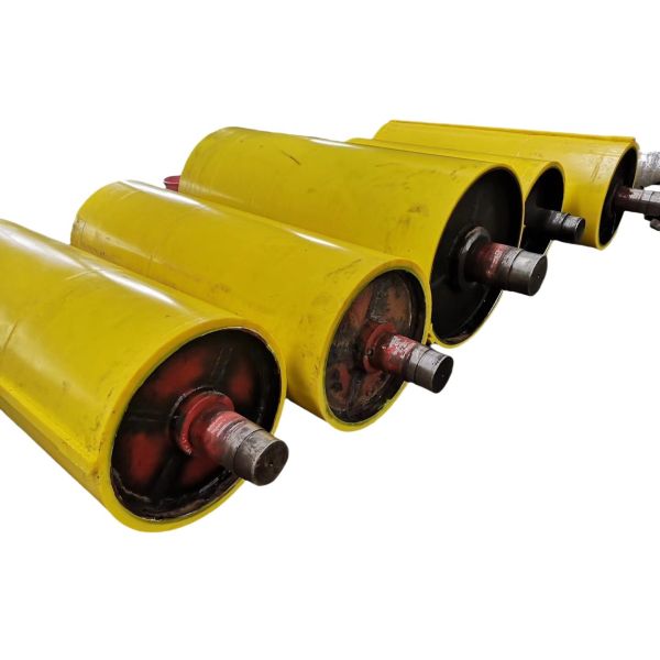 Quality Transmission Industrial Polyurethane Coating Roller 90 A Shore Hardness Heavy Duty for sale