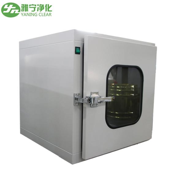 Quality Mechanical Interlock Cleanroom Pass Box Powder Coated Cold Rolled Steel Material for sale