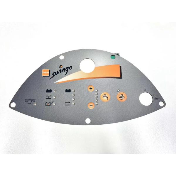 Quality Waterproof Instrument Adhesive Membrane Touch Control Panel With LED Light for sale