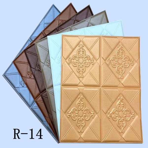 Quality Wall Coating 3D Brick Design Foam Wallpapers for Administration Easy Installatio for sale